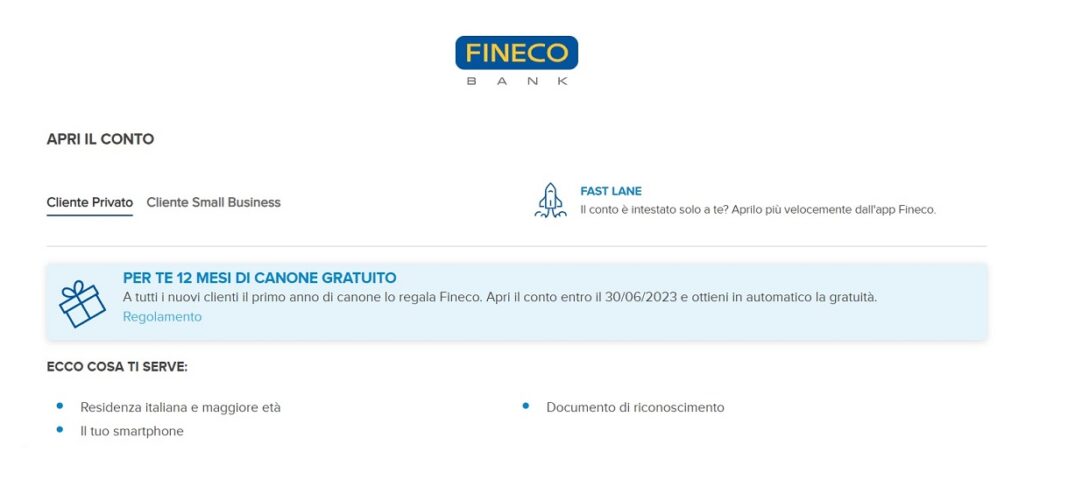 Conto Fineco: canone gratis e buoni Amazon, le condizioni