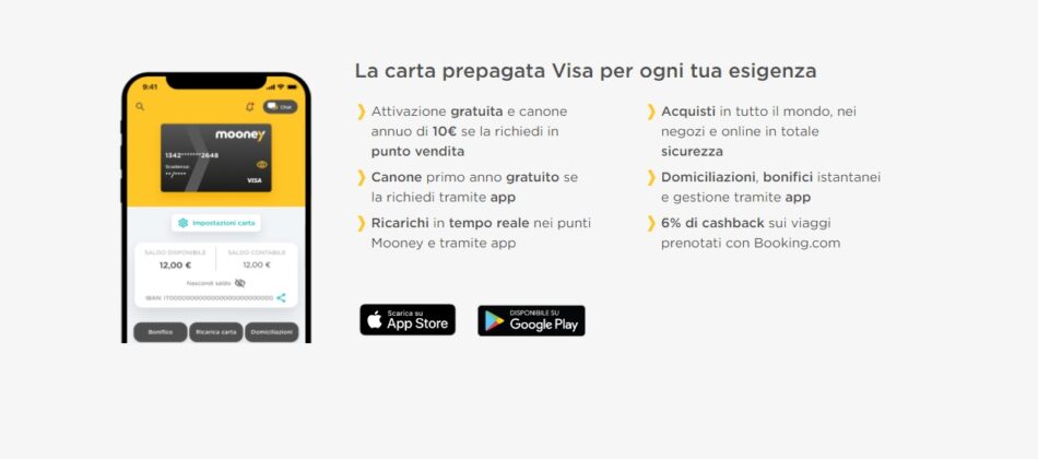Mooney carta prepagata: recensioni e come funziona