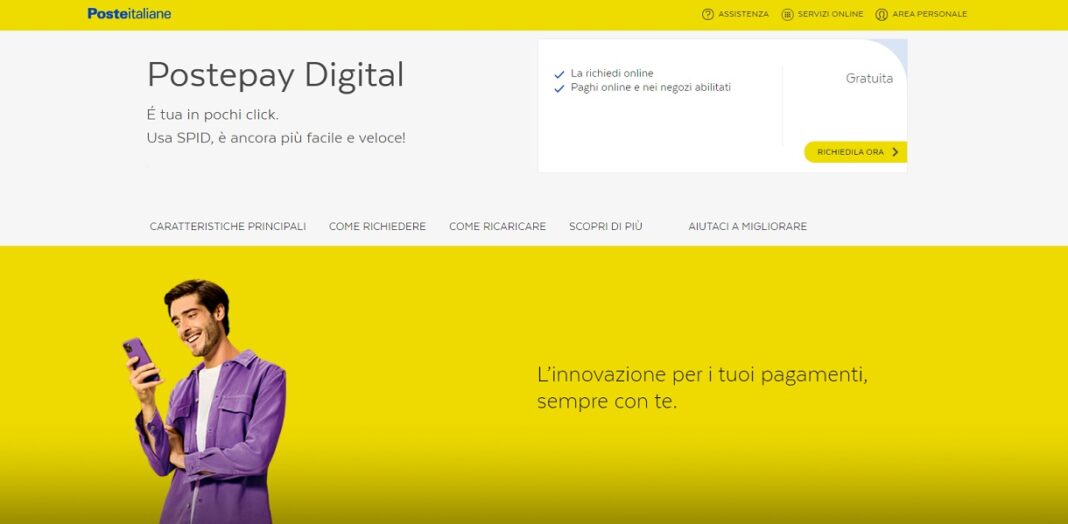 Come avere Postepay Digital online tramite SPID: la procedura