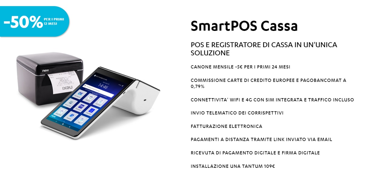 SmartPos Cassa: vantaggi e caratteristiche principali