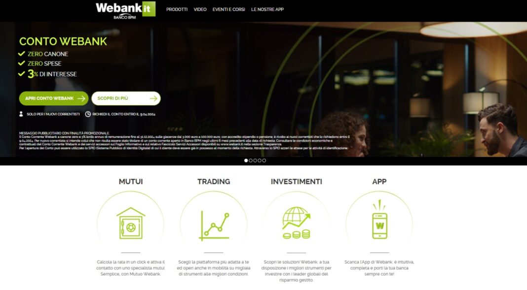 Conto Webank: recensione, opinioni e costi - RisparmiOggi
