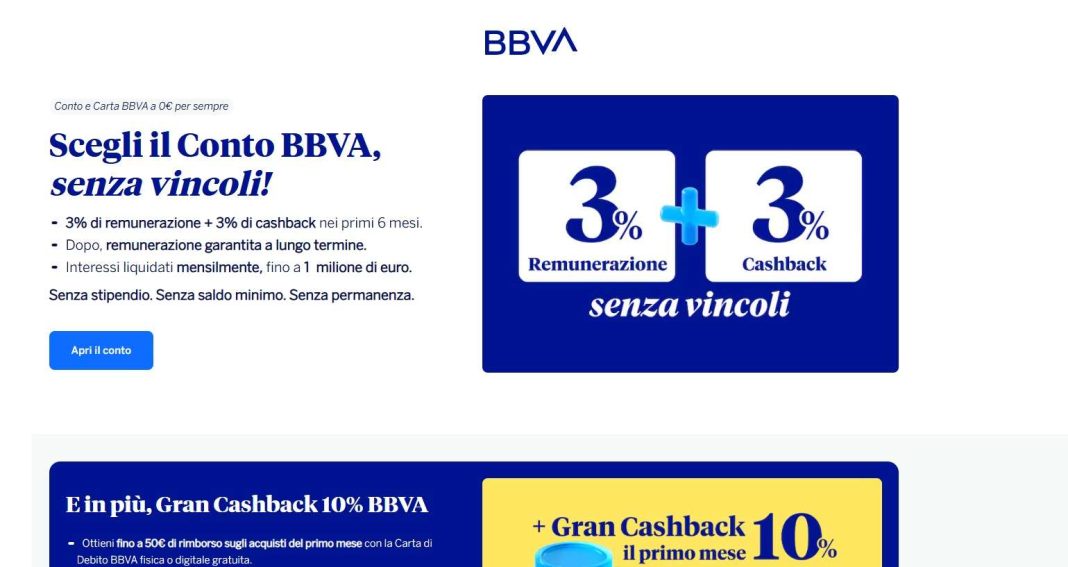 Conto corrente BBVA: recensione completa su costi, rendimento ...